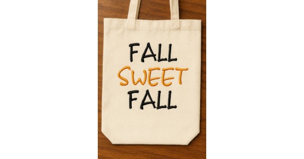 Fall Sweet Fall Embroidery Design – Autumn Machine Embroidery Pattern