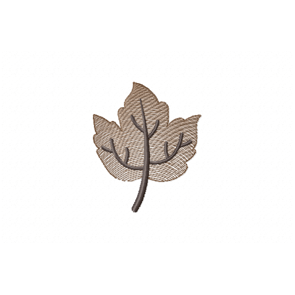 Autumn Leaf Embroidery Design – Fall Seasonal Machine Embroidery Pattern