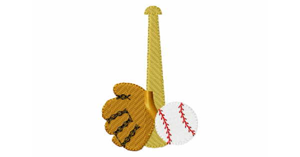 Baseball Embroidery Design