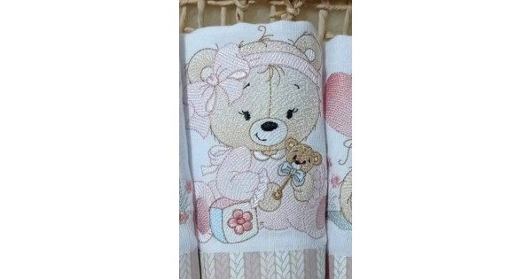 Beautiful Baby Bear Embroidery Design