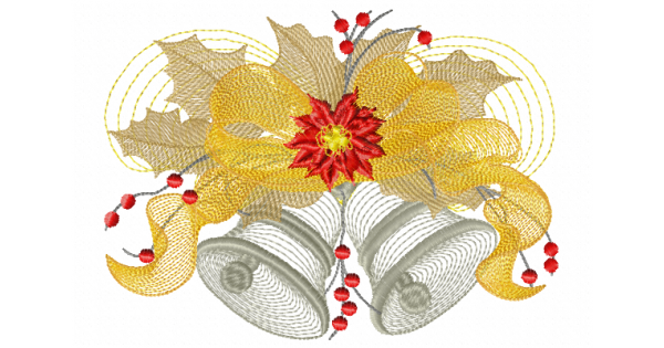 Bells Embroidery Design