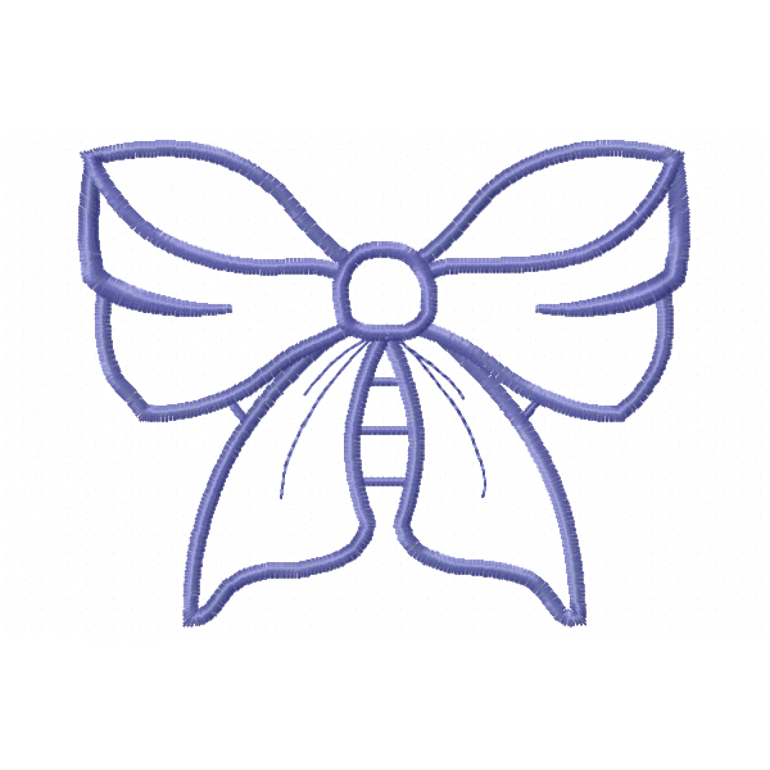 Bow Embroidery Design