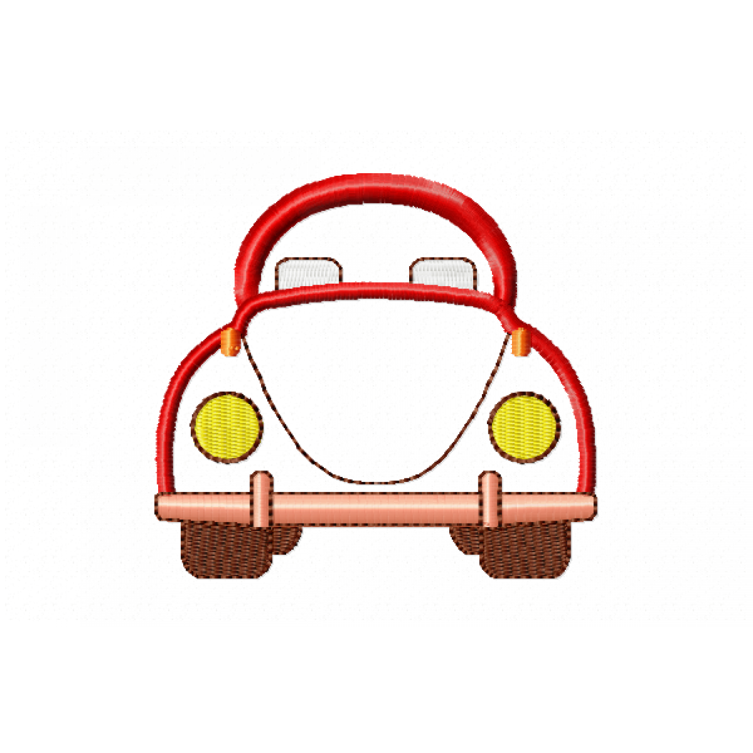 Car applique Embroidery Design