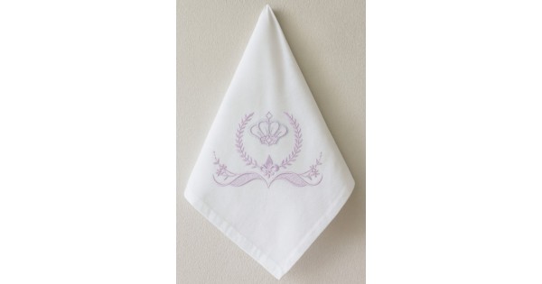 Elegant Crown Frame Embroidery Design | Royal Machine Embroidery Pattern