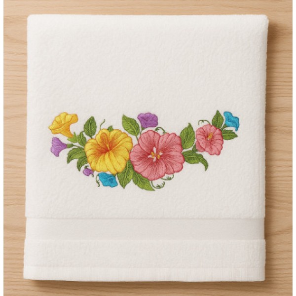 Beautiful Flower Embroidery Design | Floral Machine Embroidery Pattern