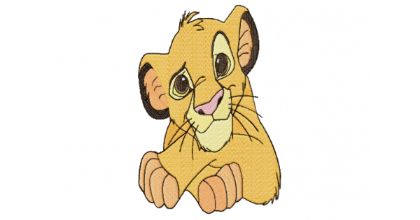 Lion King Embroidery Design
