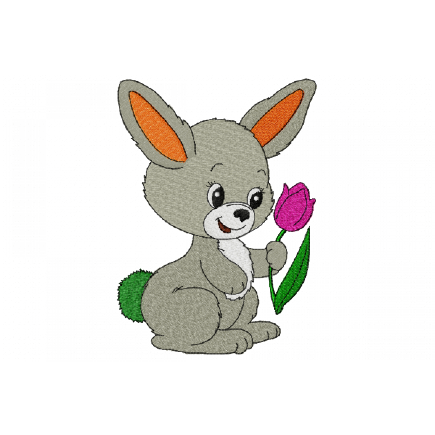Rabbit Embroidery Design