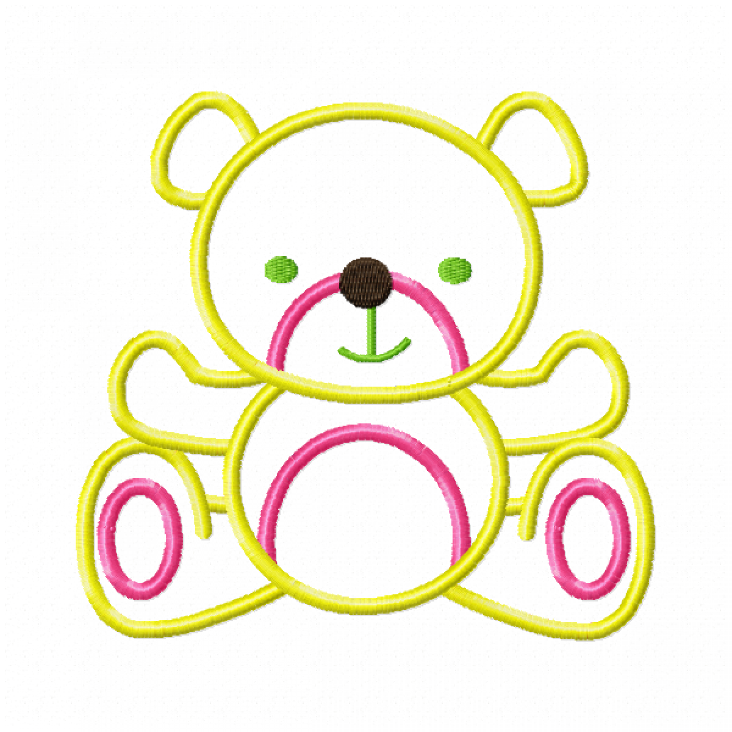 Teddy bear Embroidery Design
