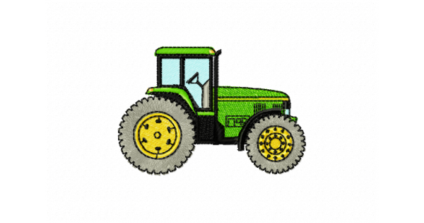 Tractor Embroidery Design